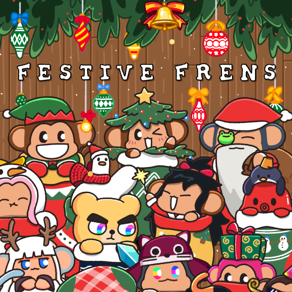 Festive Frens Card Collection – Chimpers